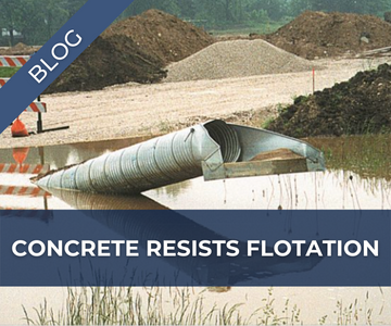 Concrete Resists Flotation