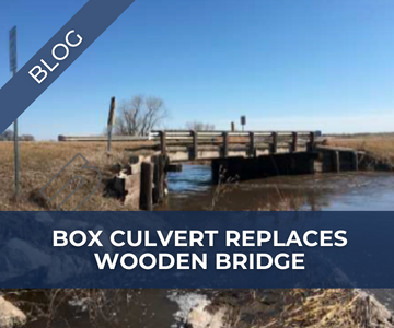 Box Culvert Replaces Wood Bridge